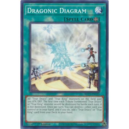 Yugioh Card - TCG - Dragonic Diagram - BLC1-EN125 - Common 1st Edition ...
