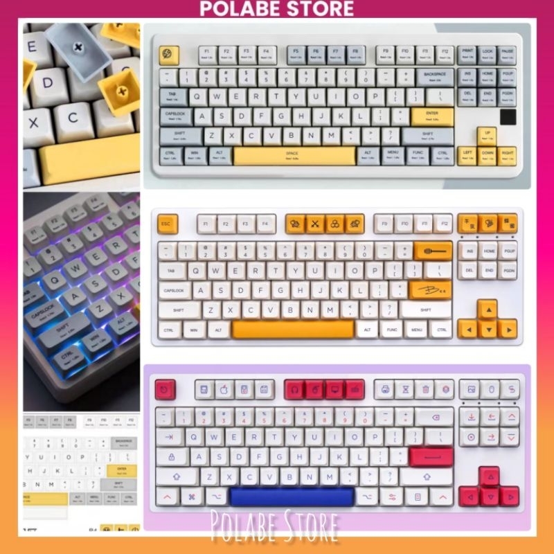 Keycap MDA Kon Momo Heavy Industry profile PBT material mechanical ...