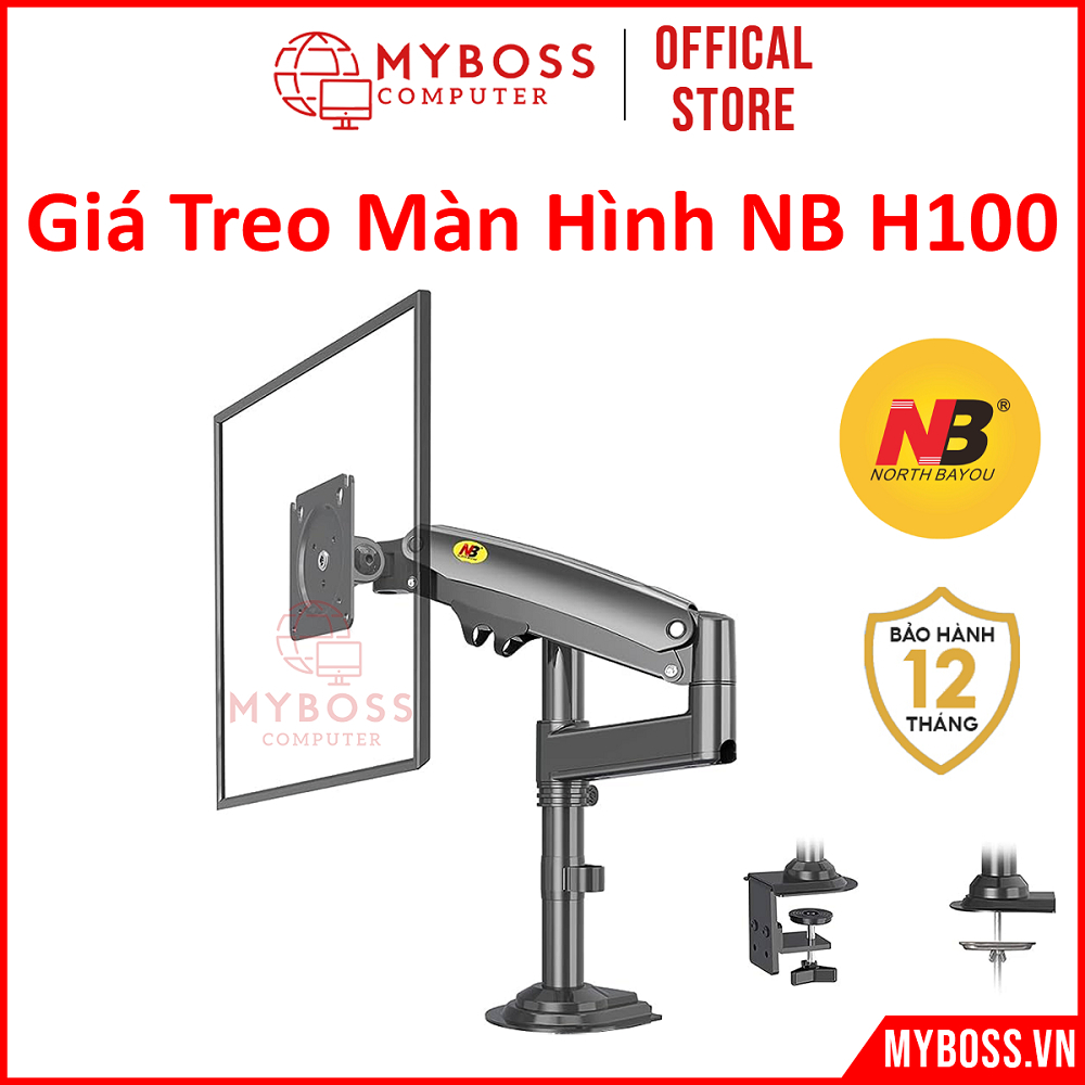 Arm NB H100 Computer Monitor Mount From 22-35in, Load Capacity 12kg ...