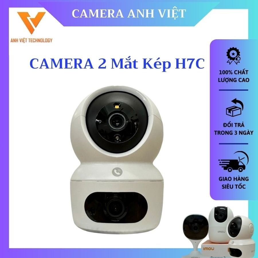 Ezviz H7C 8M Indoor Double-Eye wifi Camera + 360-Degree Rotation video ...