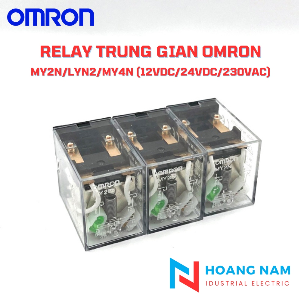Relay Intermediaries OMRON MY2N / LYN2 / MY4N (12VDC /24VDC /230VAC ...