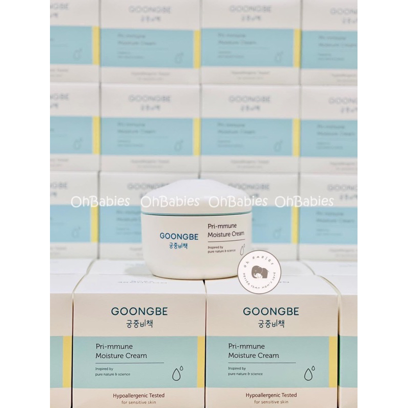 Goongbe DOMESTIC KOREAN MOISTURIZING CREAM 180ML FOR BABY FROM NEWBORN ...