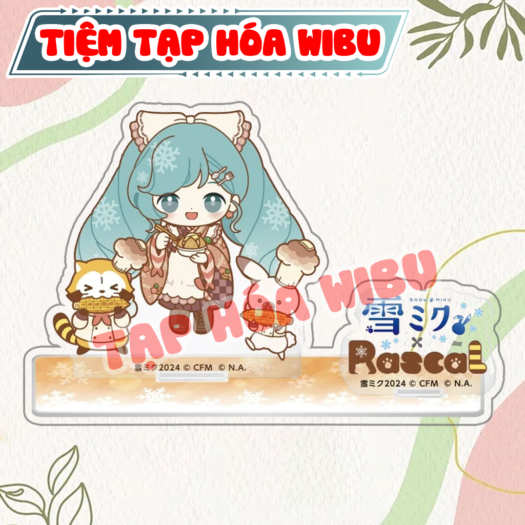 Acrylic Standee Statue Model Hatsune Miku Snow Miku 2024 Kaito Meiko ...