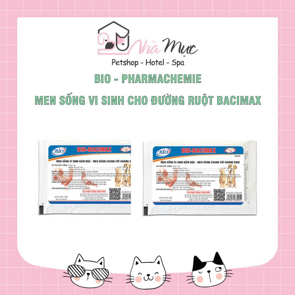 Bio Bacimax Digestive Enzymes Good Dog And Cat Intestinal System 5g ...