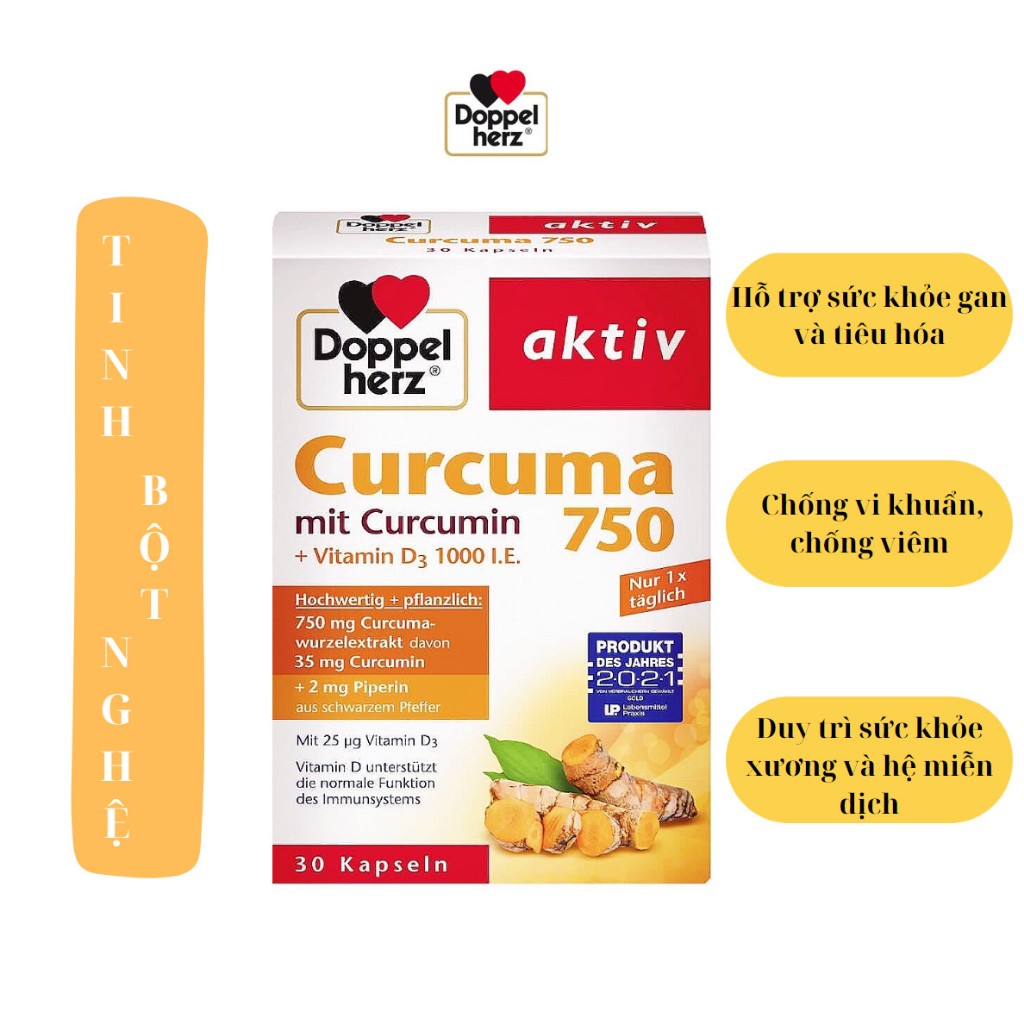 Curcuma 750 with Curcumin + Vitamin D3 1000 - Natural Health | Shopee ...