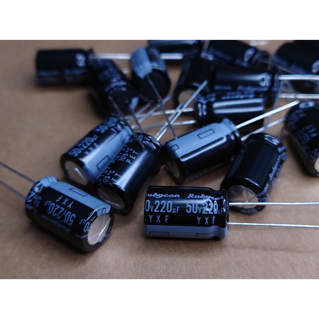 220uF 50V Rubycon YXF Capacitor / 10mm x 16mm | Shopee Malaysia