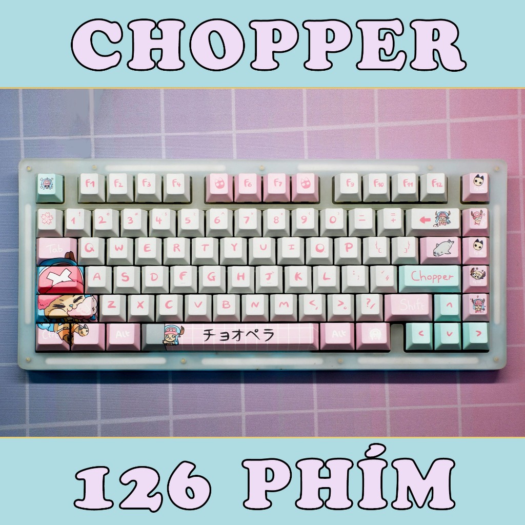 Keycap for Chopper Thick PBT Cherry Profile Mechanical Keyboard 126 ...