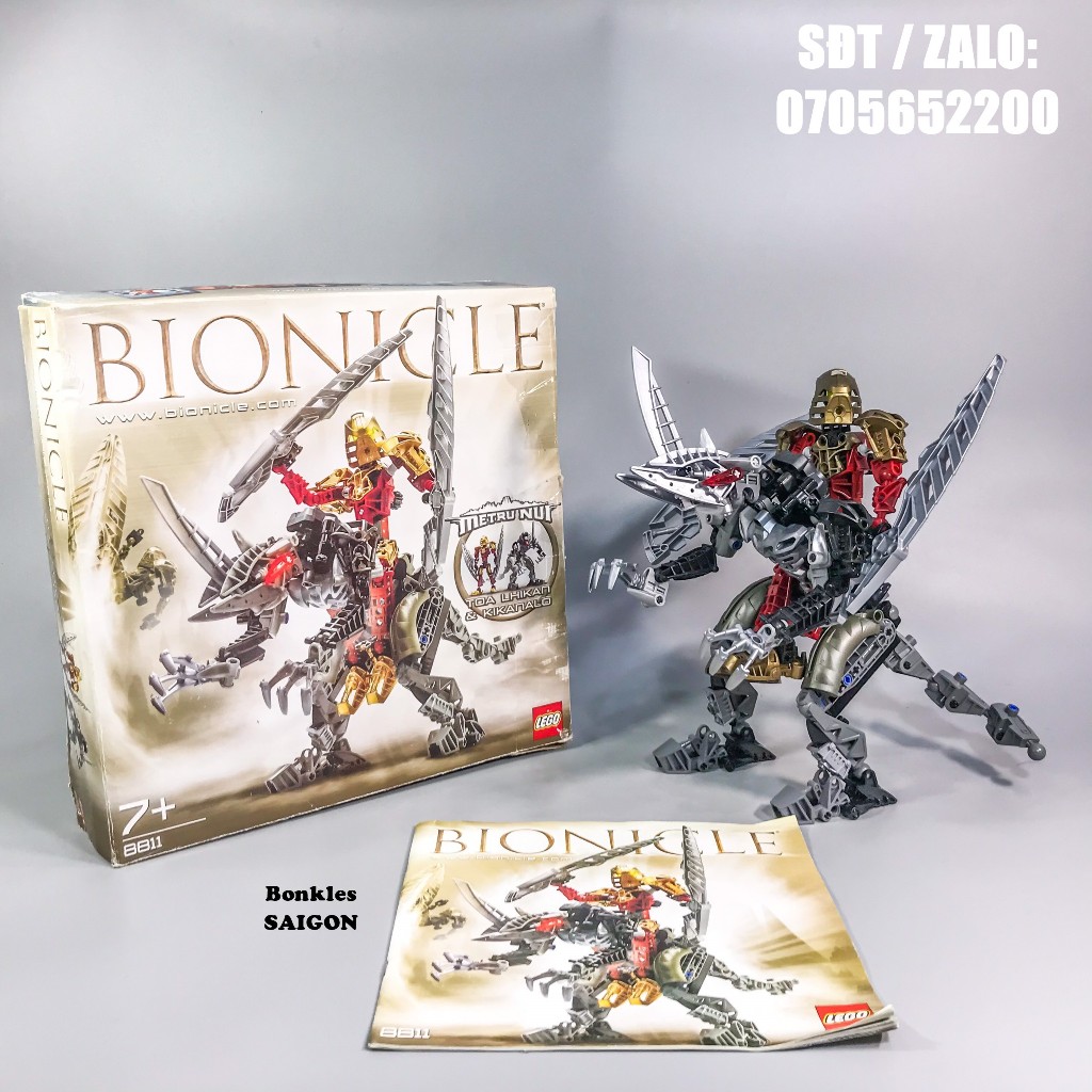 (BOX - Manual) LEGO Bionicle Titan 8811 Genuine Denmark Lhikan ...