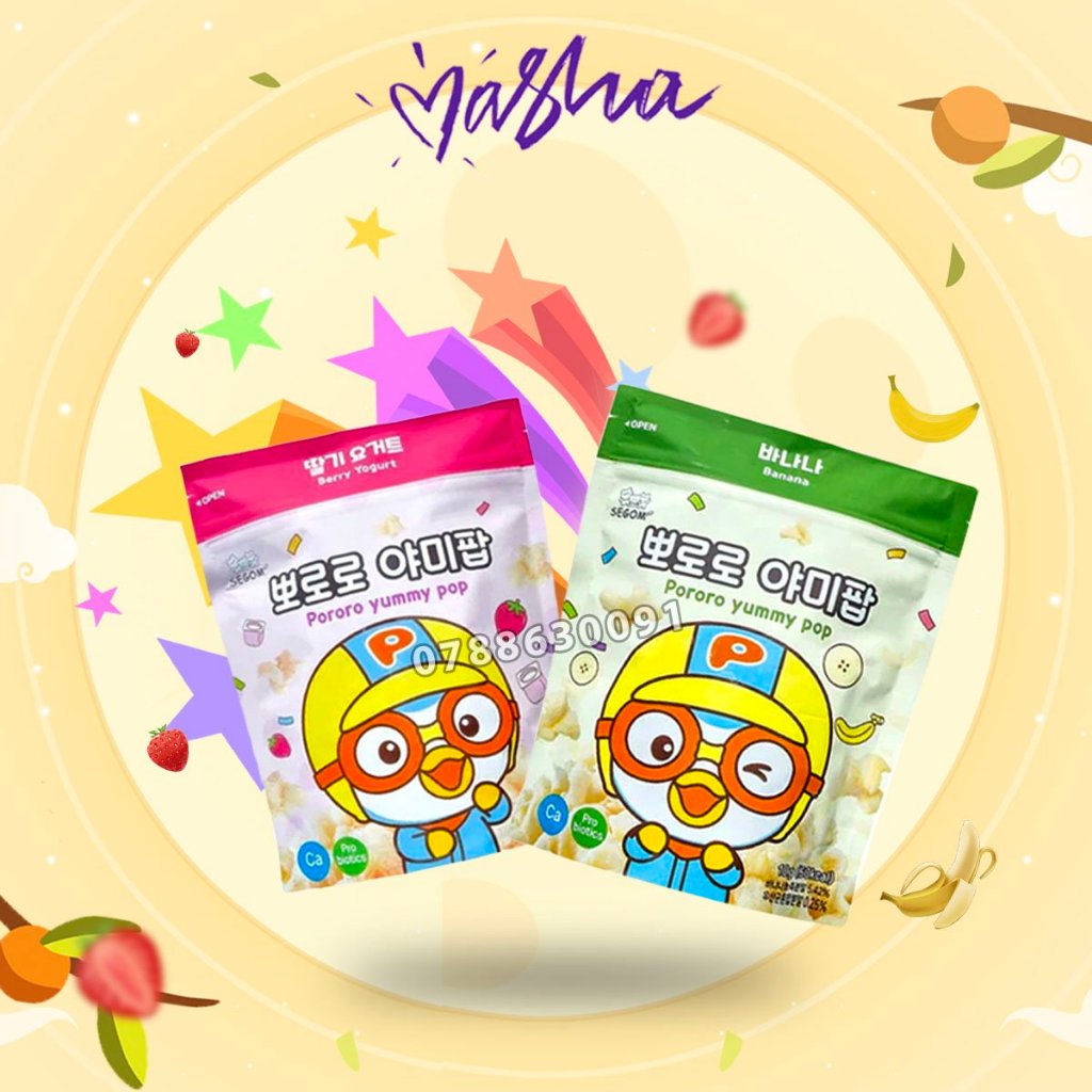 Pororo Korean Snack Cake Many Flavors 10g | Shopee Malaysia