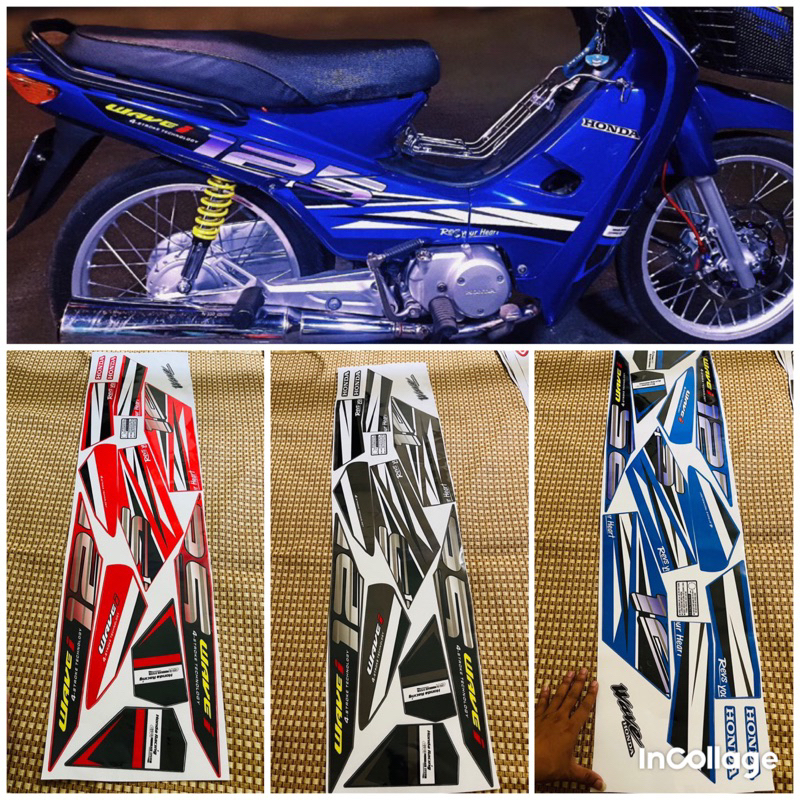 Wave Model 125i Removable Stamp Small Wave Sticker, Zx Extremely ...