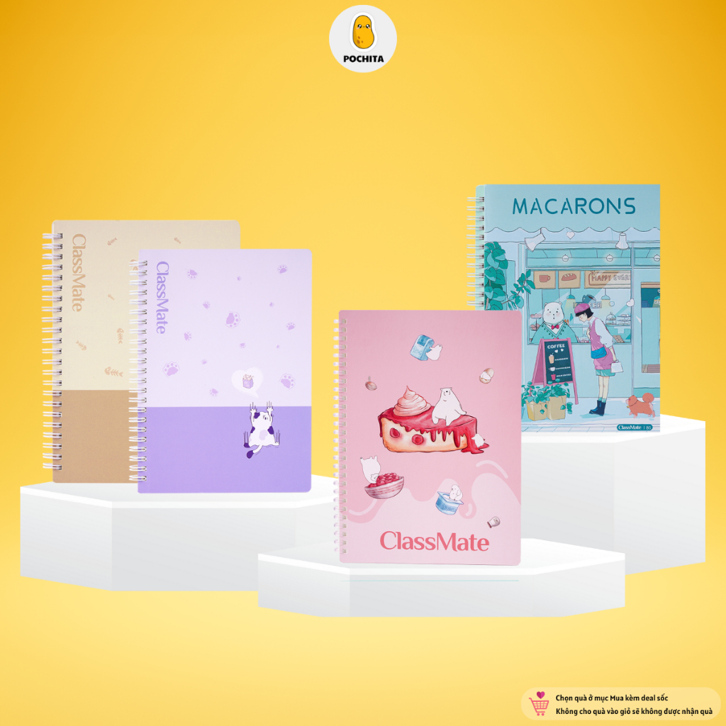 XO Horizontal Line Spring Book A5 Bb5 200 CLASSMATE Pages, Twisted Nape ...