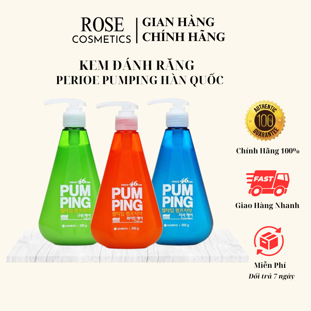 Korean Perioe Pumping Toothpaste 285gr | Shopee Malaysia