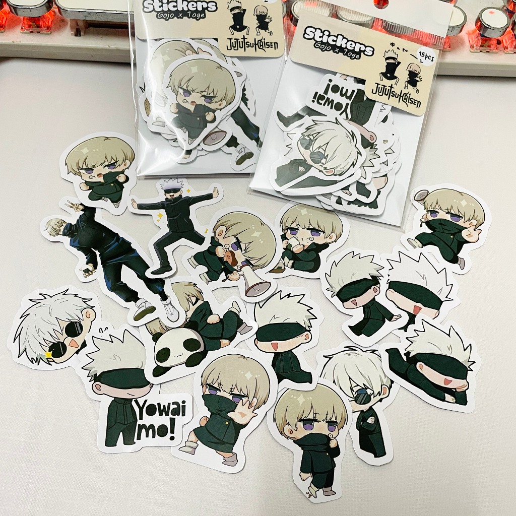 Sticker Gojo and Toge anime Jujutsu Kaisen | Shopee Malaysia