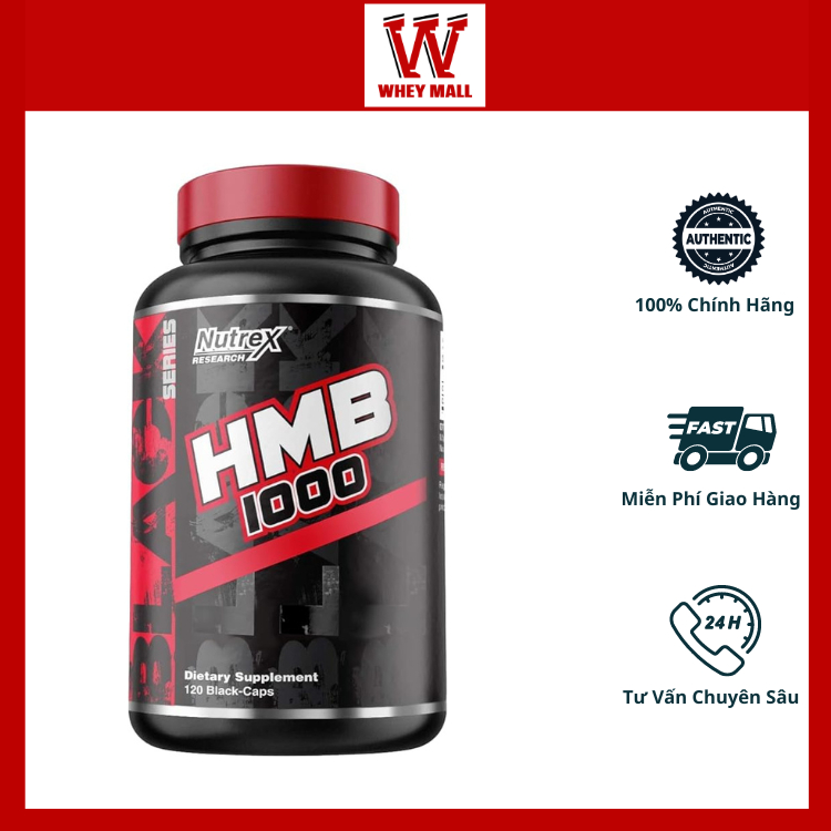 Nutrex HMB 1000 Food Supports Muscle Development (120 Tablets) | Shopee ...