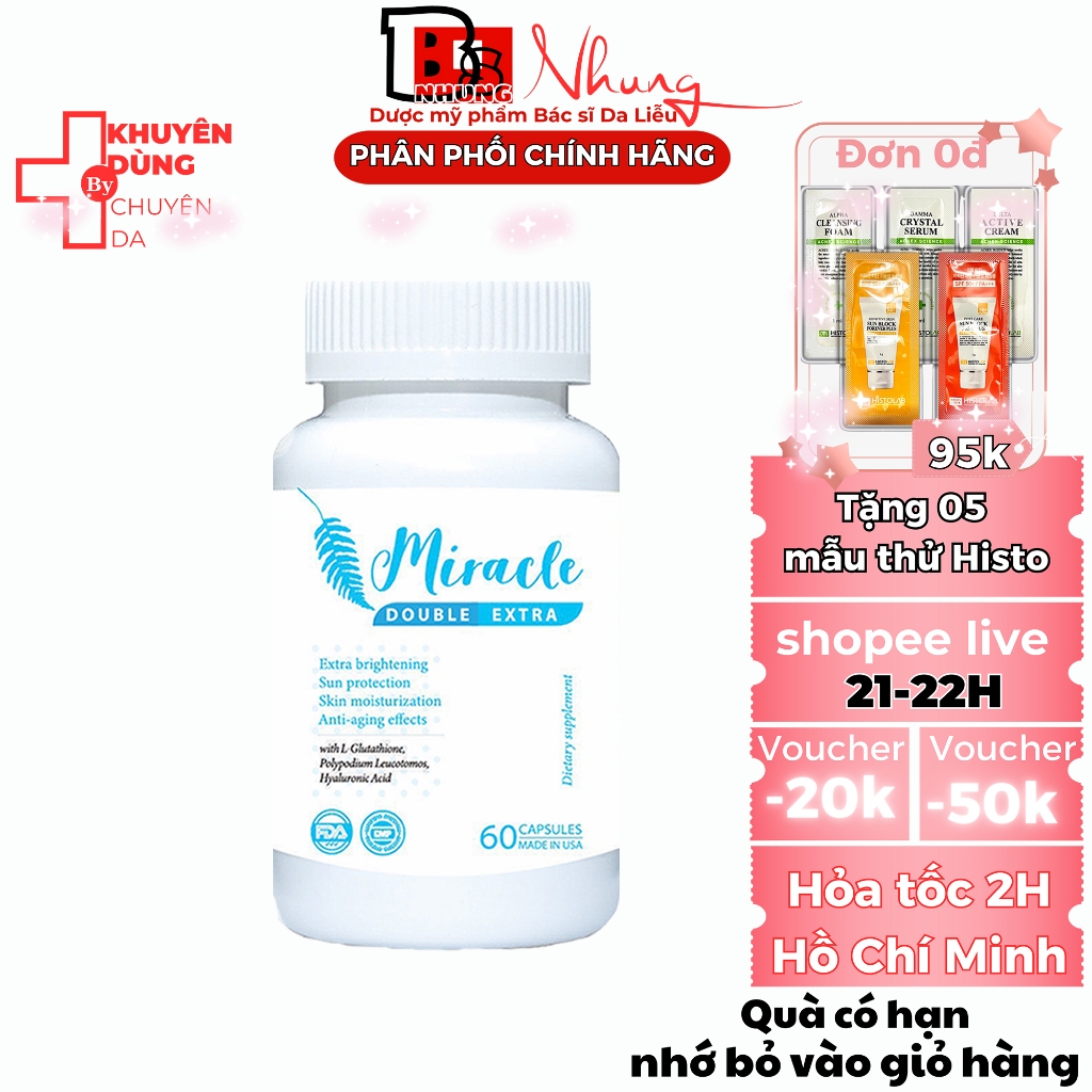 Miracle Double Extra Skin Whitening Pills & Sunscreen Reduces ...