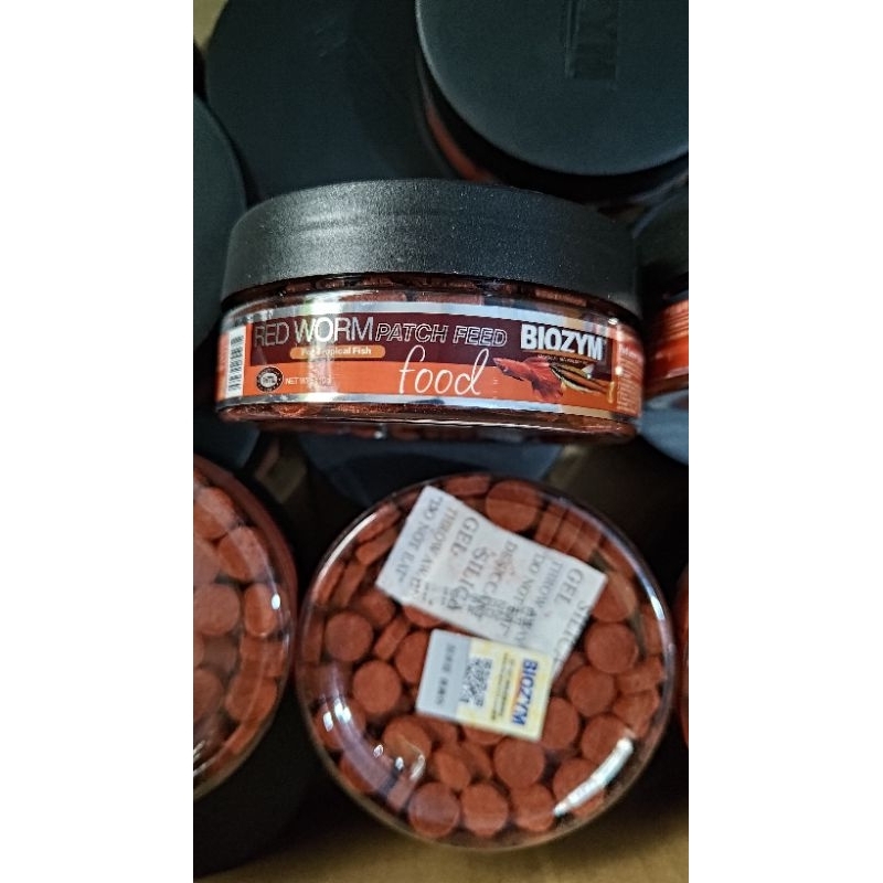 Food Biozym Red Worm Tab Patch Bloodworm, Red Worm helps gluttonous ...