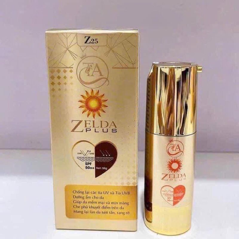 Zelda Plus Sunscreen 50g | Shopee Malaysia