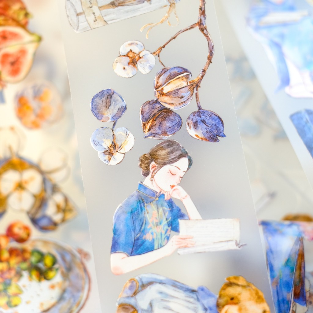 Pet tape Girl And Flower Ding Ding A16 Cycle tape 166cm | Meohime198 ...