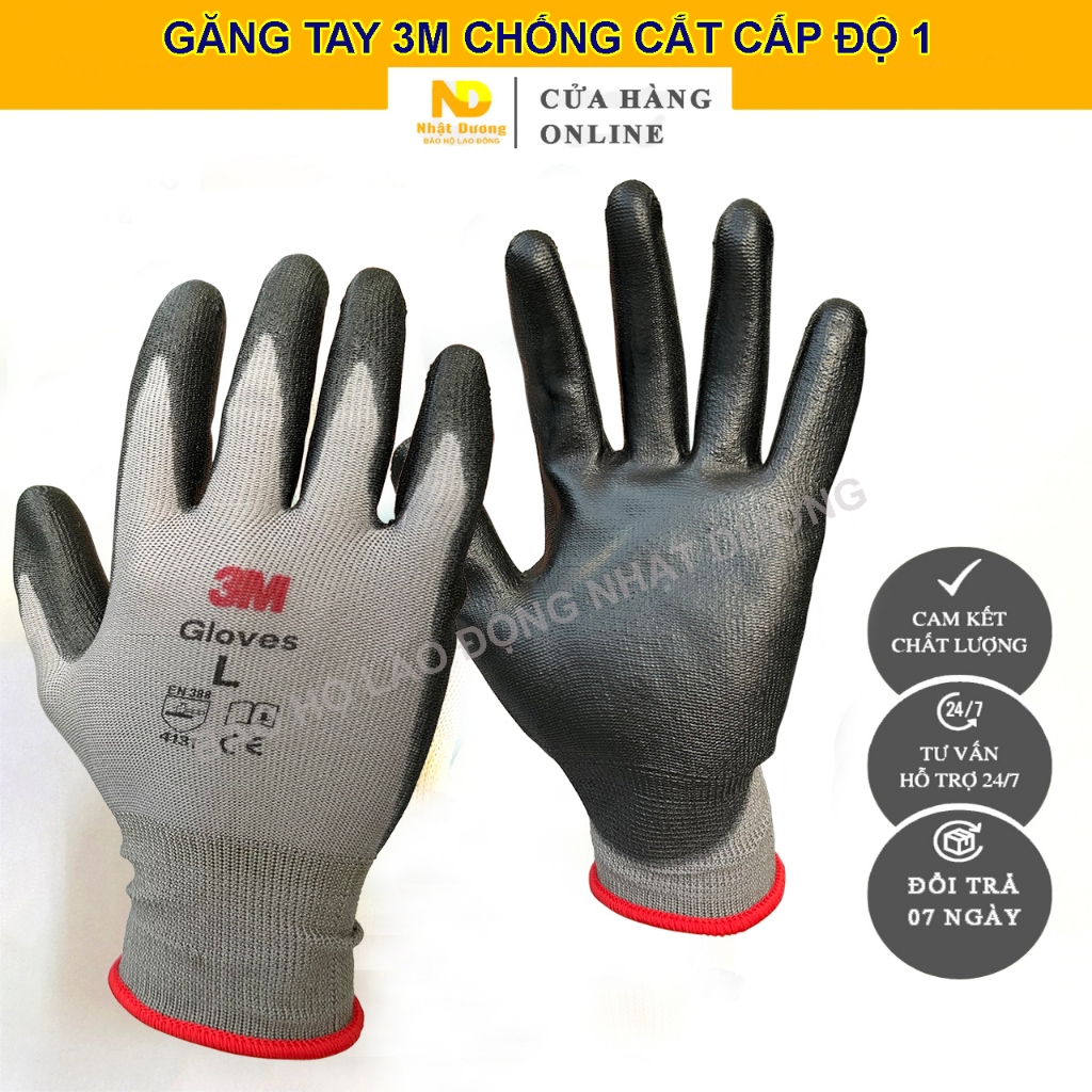 Level 1 cut-resistant 3M protective gloves are safe when working, 3M ...