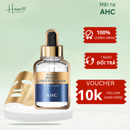 Premium Hydra Gold Foil Mask AHC Soothing Mask (25g) | Shopee Malaysia