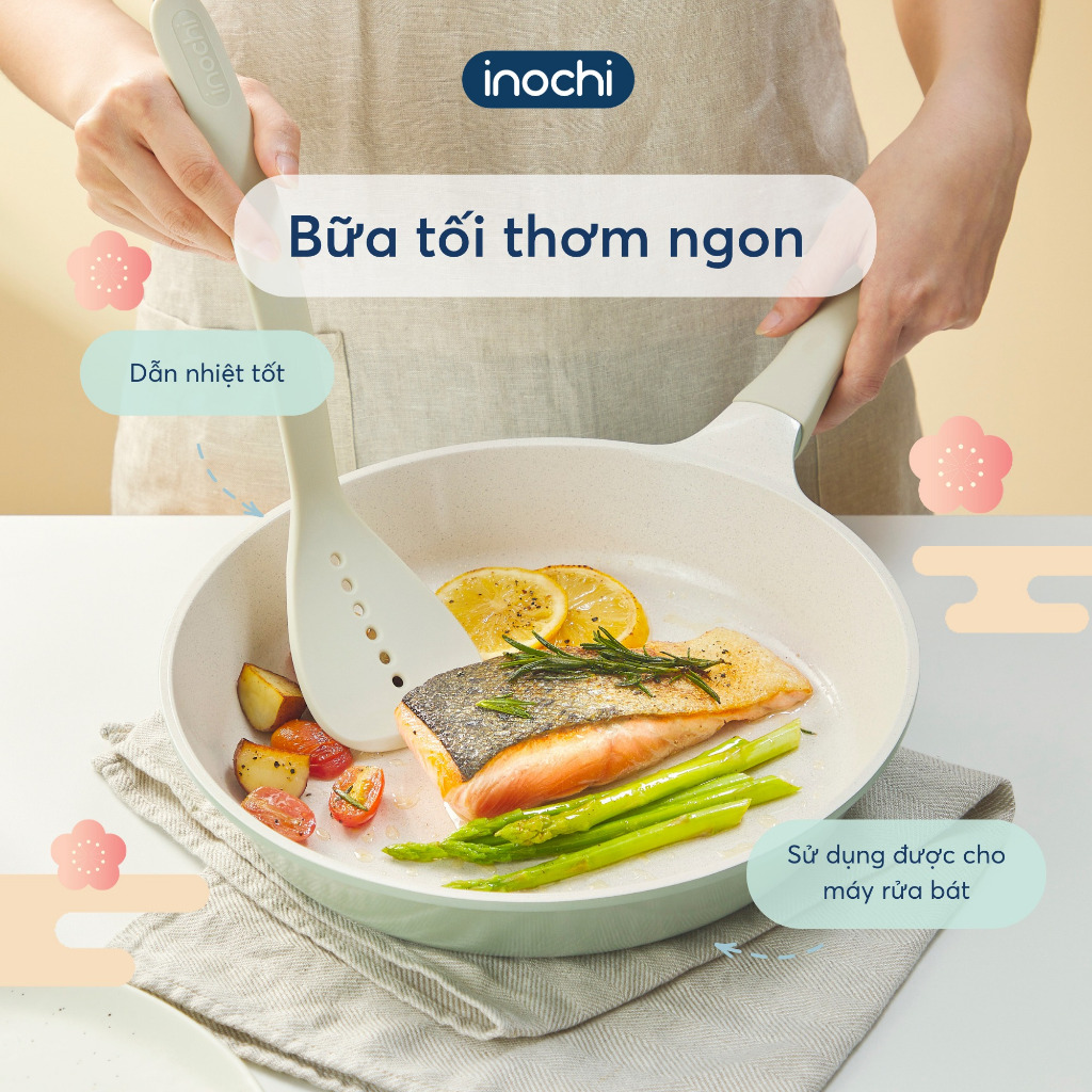 Inochi Stone Pattern Pan - Omi Simple Fried / Fried 20cm, 24cm, 26cm ...