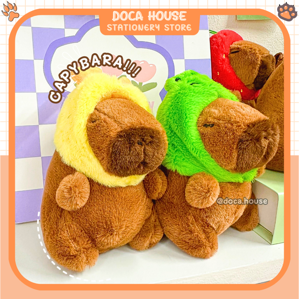 Capybara Soft And Smooth Fur Stuffed Mouse Padlock Super Cute Hot Trend ...