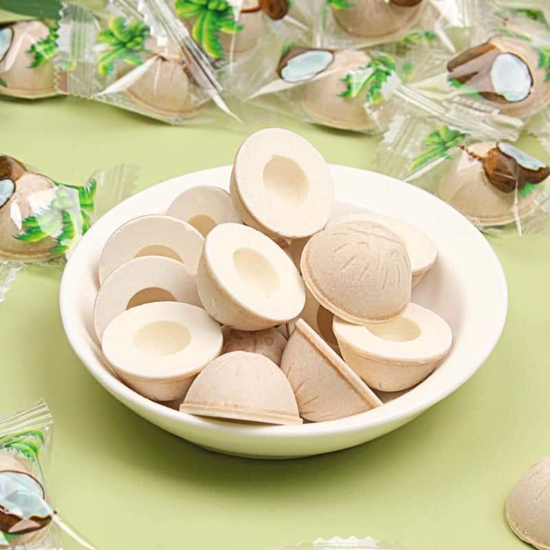 [Genuine] 200g Bag of Genuine Japanese Sakura Coconut Candy, Crispy and ...