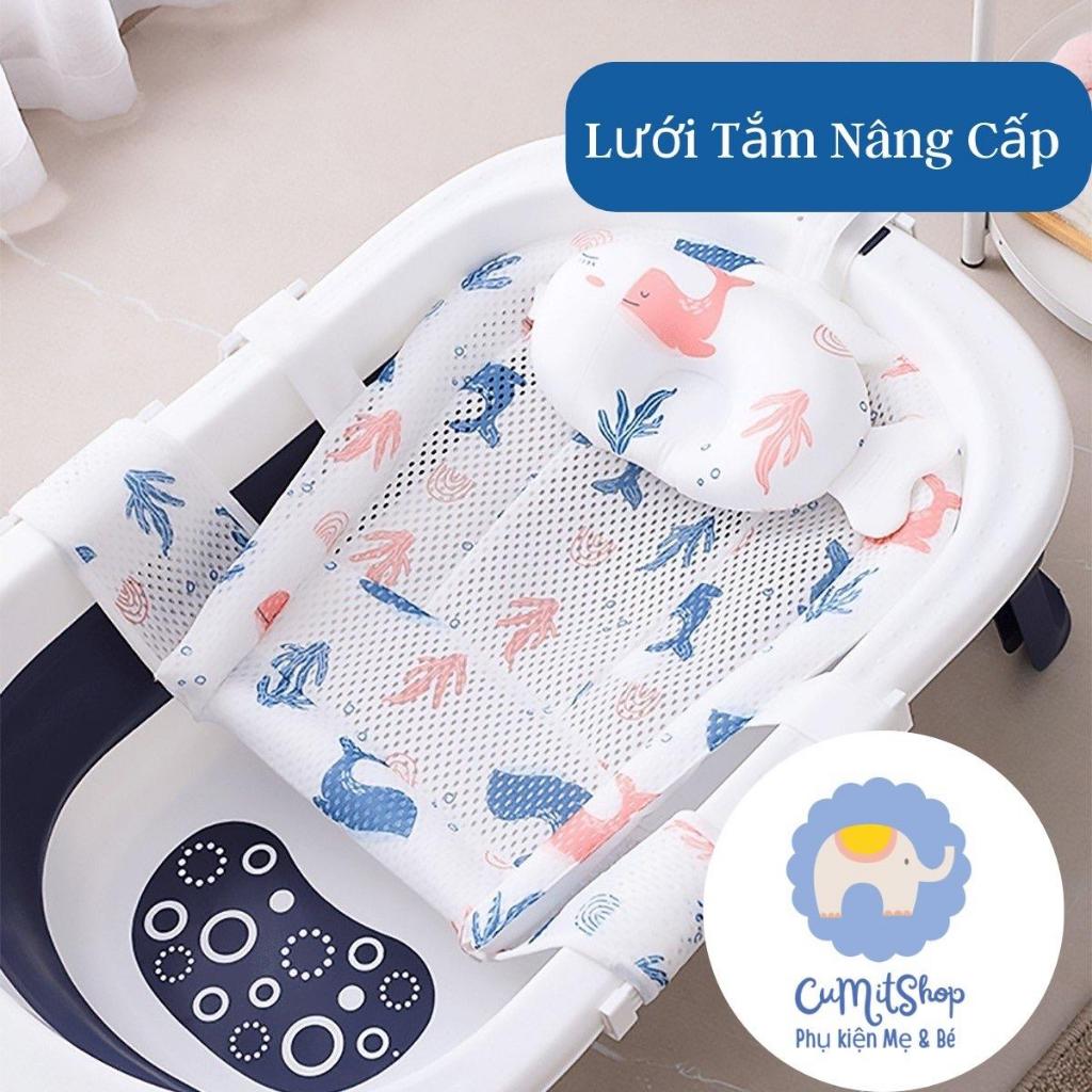 Cute Fish-shaped Foldable Bath Net for Newborns, Safe, Breathable Mesh ...