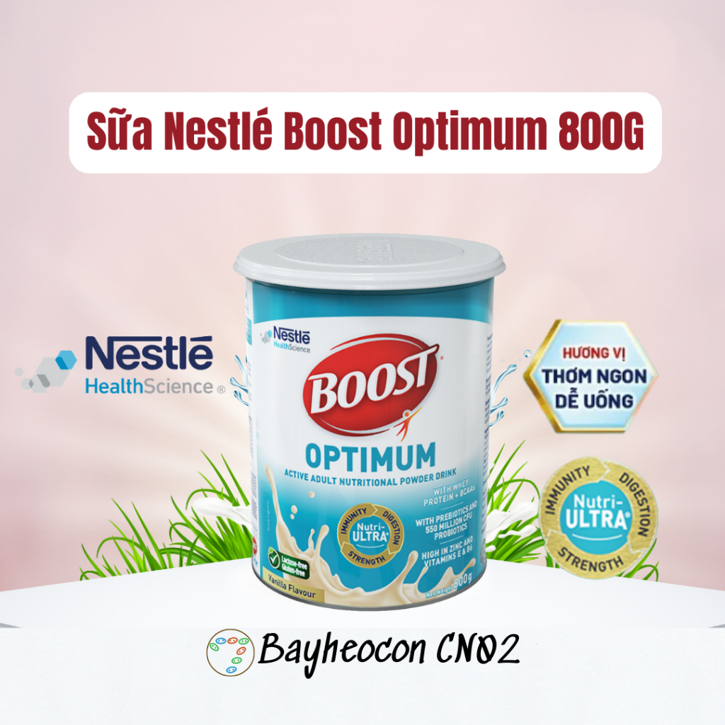 Nestlé Boost Optimum Milk can 800g - Nutrition to Promote Health Recovery | Shopee Malaysia