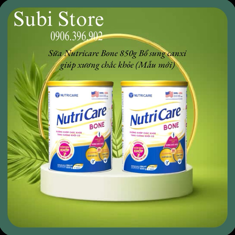 Nutricare Bone Milk 850g Calcium Supplements Help Strengthen Bones (New ...