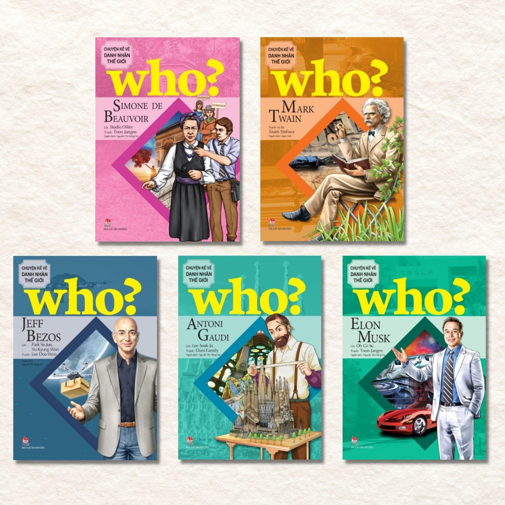 Book Combo - Who - Stories About World Famous People (Simone De ...