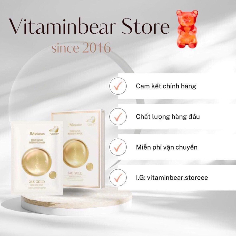 Jmsolution prime gold intensive mask (5 Pieces) | Shopee Malaysia