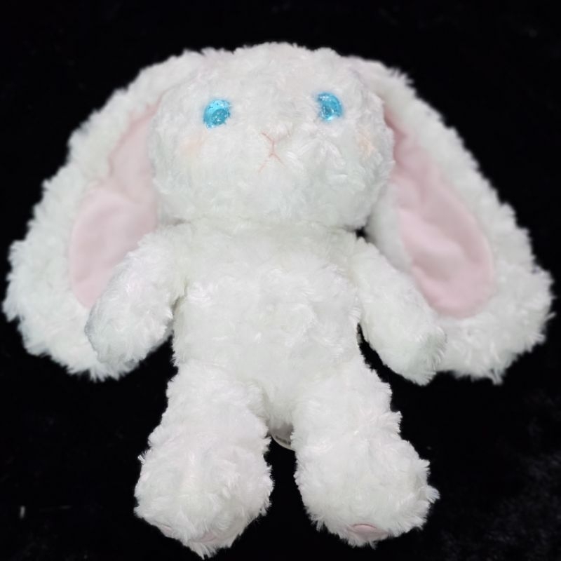 White rabbit with blue eyes, 25cm | Shopee Malaysia
