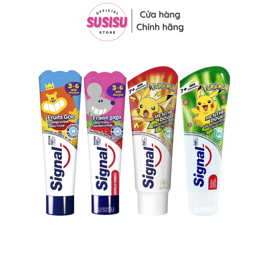 Signal Children's Toothpaste 3-6 Years Old 50ml / From 7 Years Old+ ...