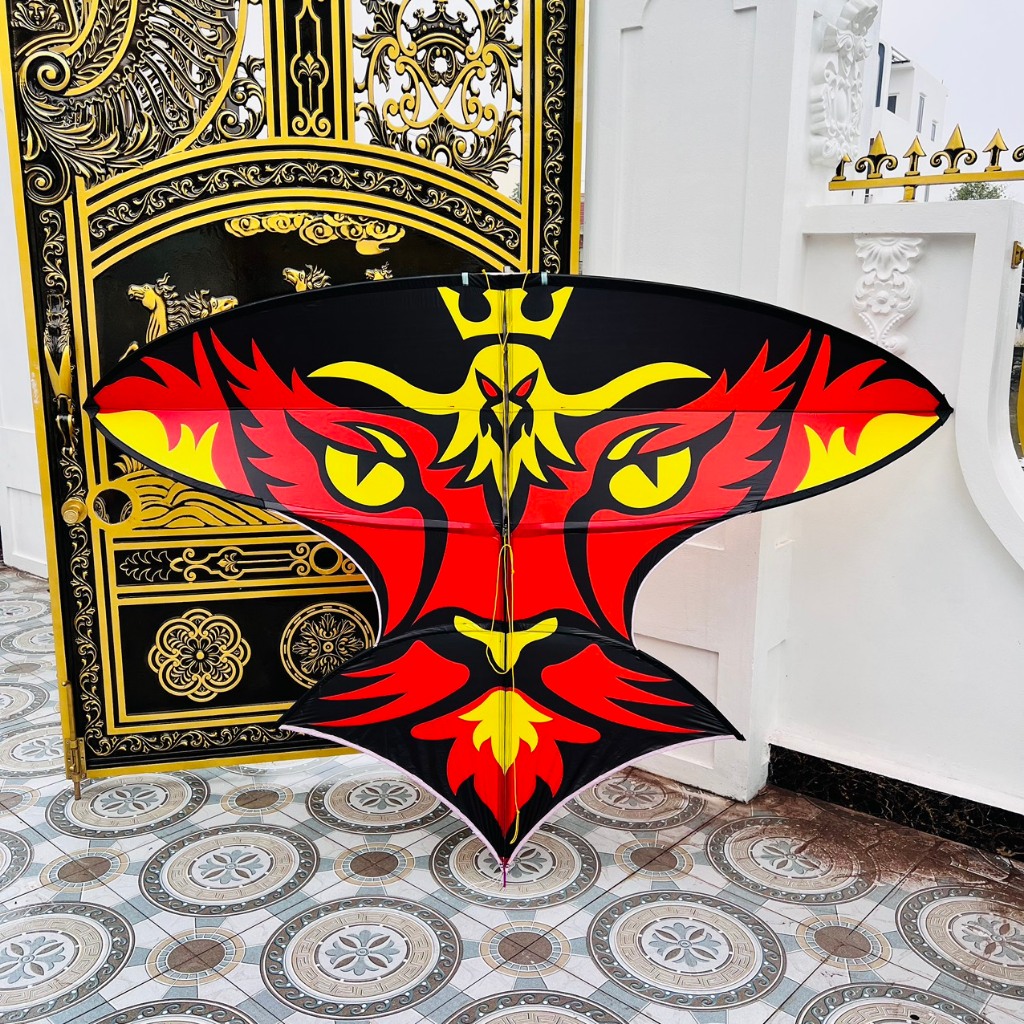 Carbon Assembled Flute Kite with Tiger Eagle Pattern, Extremely Singing ...