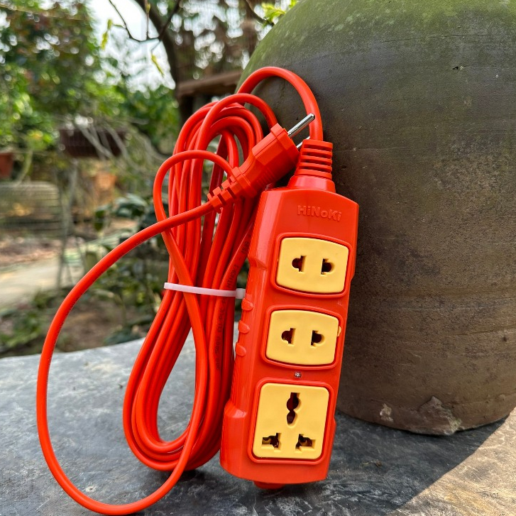 Multi-purpose Power Socket - 3-Pin 5M Power Socket - Long Wire Socket ...