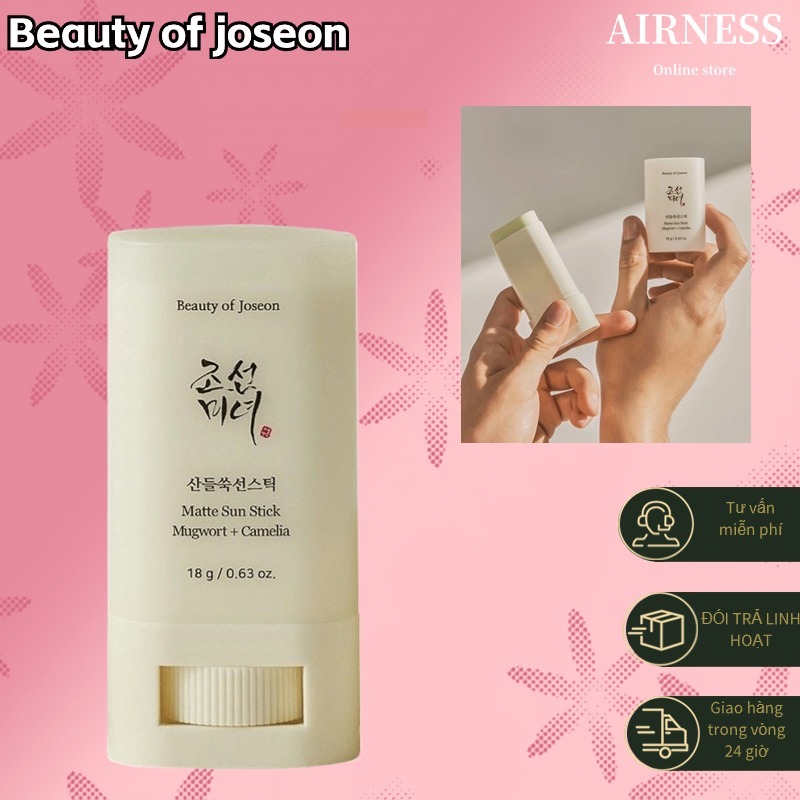 Beauty OF JOSEON MATTE SUN STICK MUGWORT CAMELIA Oil-Alkaline Sunscreen ...