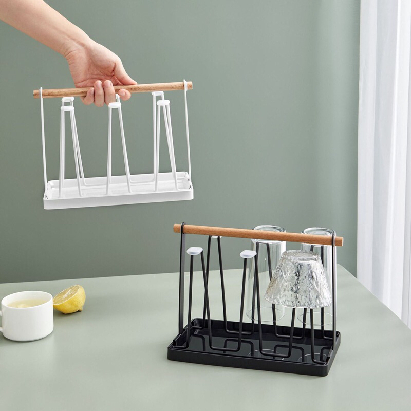 Stainless steel cup holder with plastic drip tray, European style (with ...