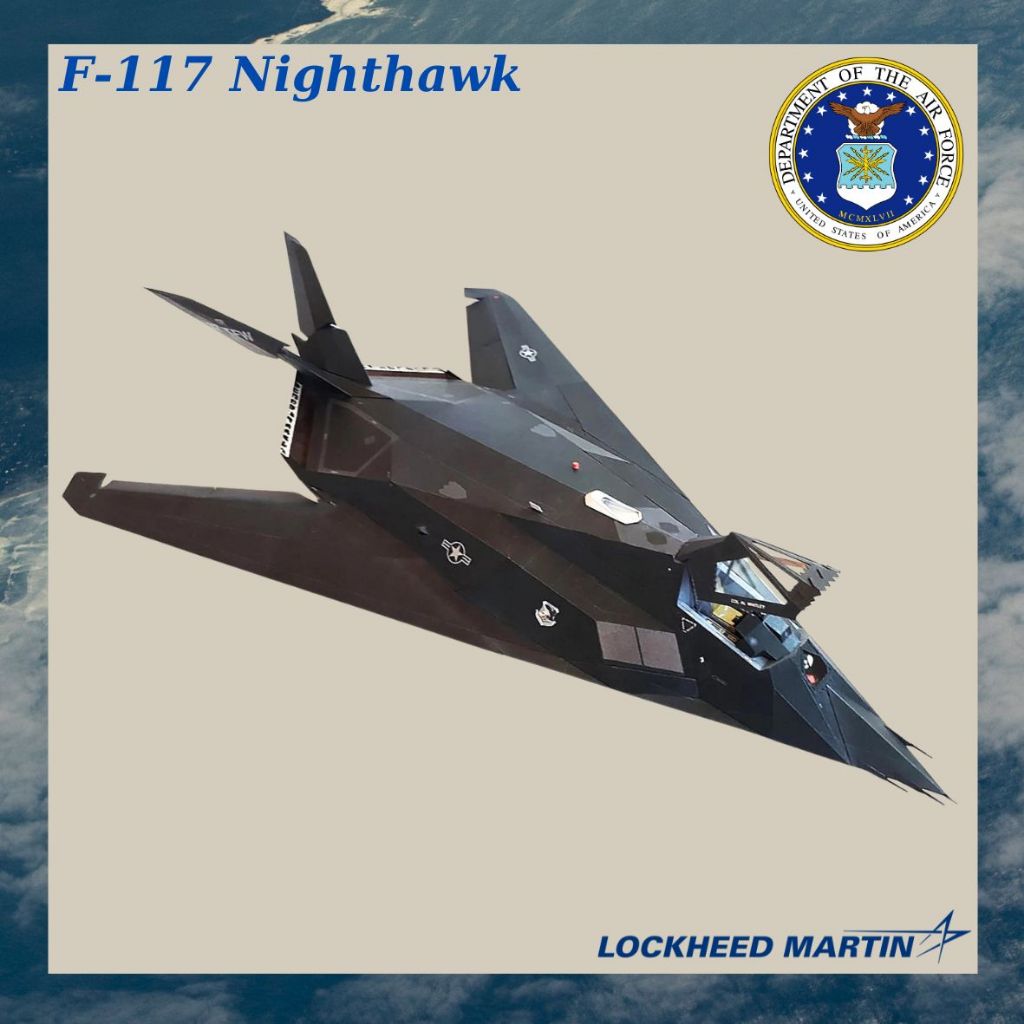 Lockheed F-117 Nighthawk Stealth Fighter Paper Model | Shopee Malaysia