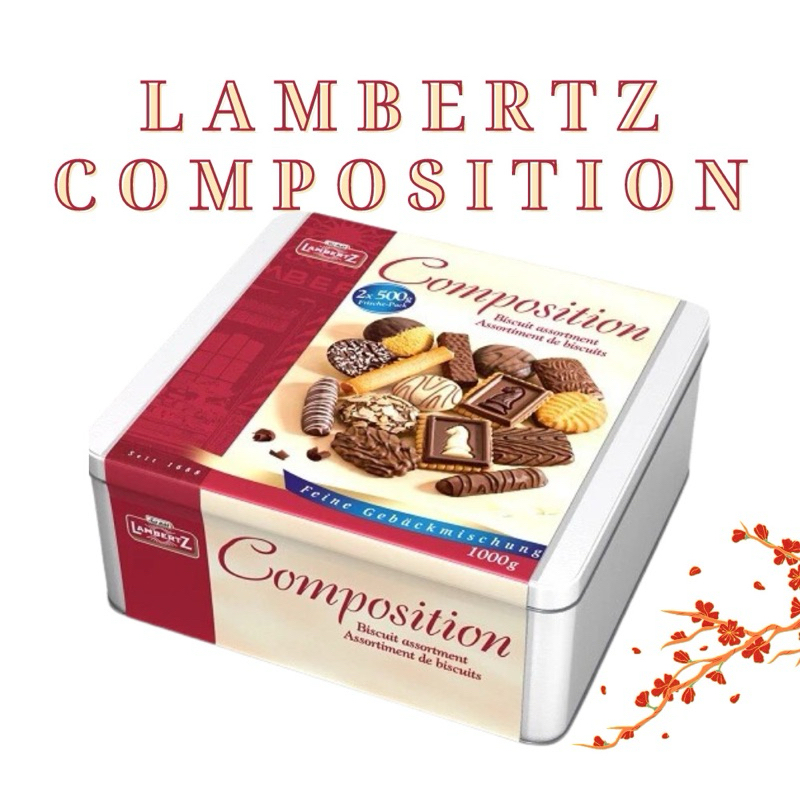 Lambertz Composition cake box 500g/ 1000g made in Germany, long-dated company product | Shopee ...