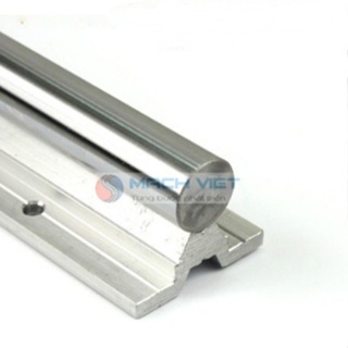 Round slide rail Combo with base includes 1 1 meter long SBR rail and 2 ...