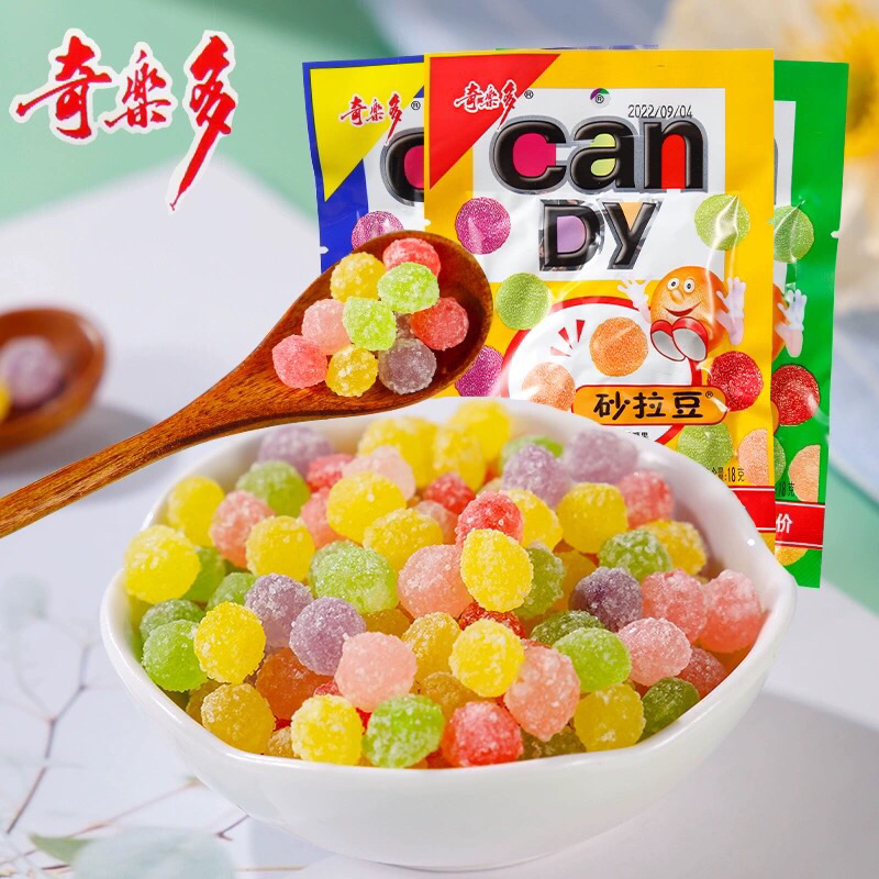 5 Packs of Childhood Candy 18g, Hard Candy in Syrup and Starch, Fruit ...