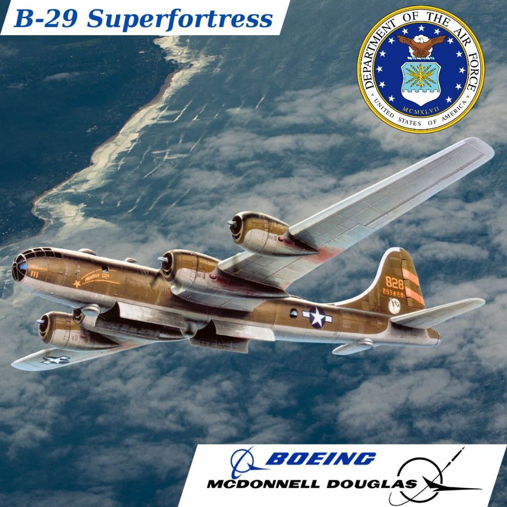 B-29 Superfortress Strategic Bomber Paper Model | Shopee Malaysia