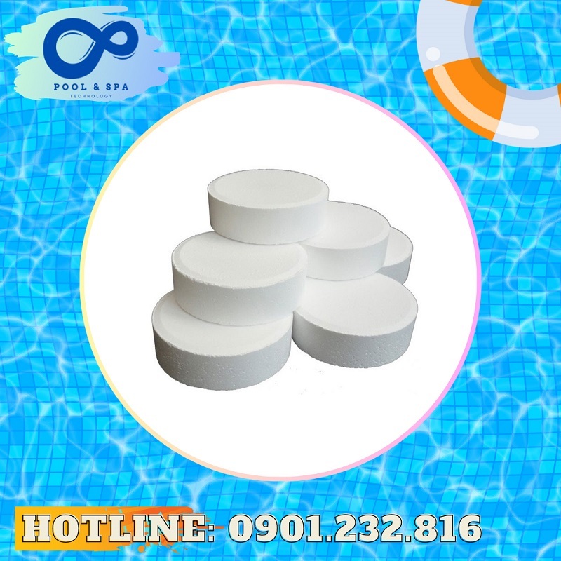 1kg Chlorine Swimming Pool Water Treatment Tablets (1 tablet/200g, box ...