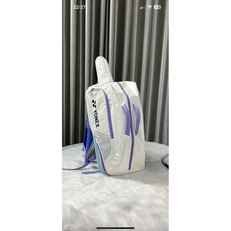 Badminton backpack WITH RACKET HANDLE / tennis backpack / Ba02312EX ...