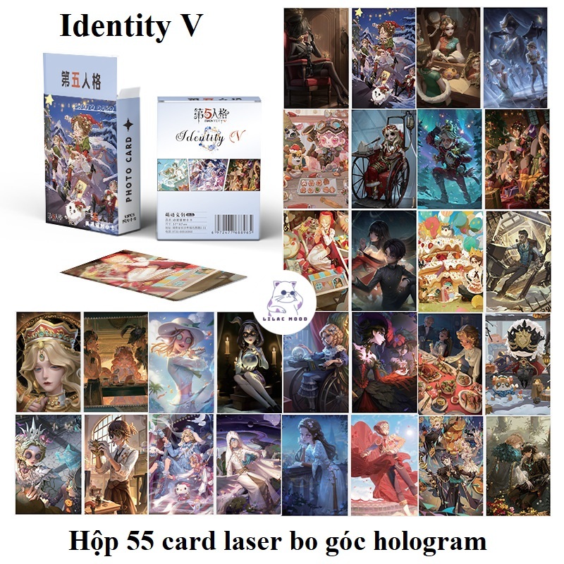 Available Game Identity V | Box Of 55 laser Cards With lomo lomocard ...