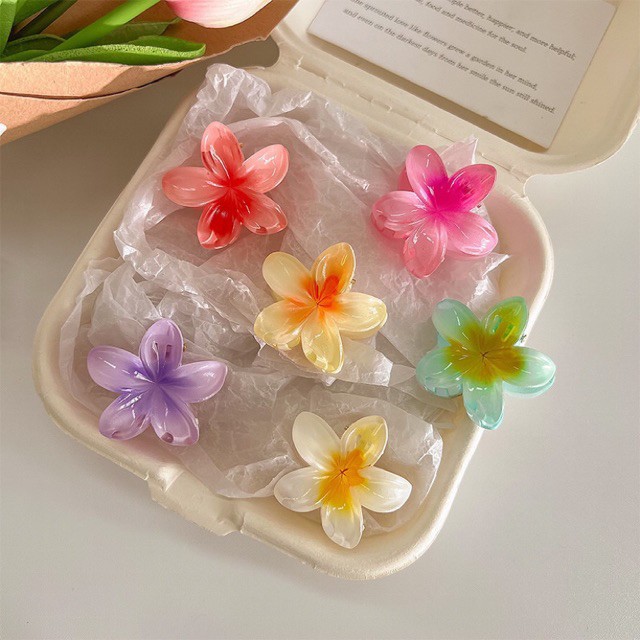 (5 Get 1 Free) Ceramic Flower Hairpin, Mirror Coated Hairpin, Korean ...