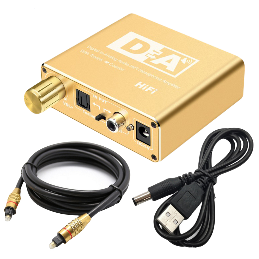 (genuine Type) Optical TV Audio Converter to AV Audio to Amplifier ...