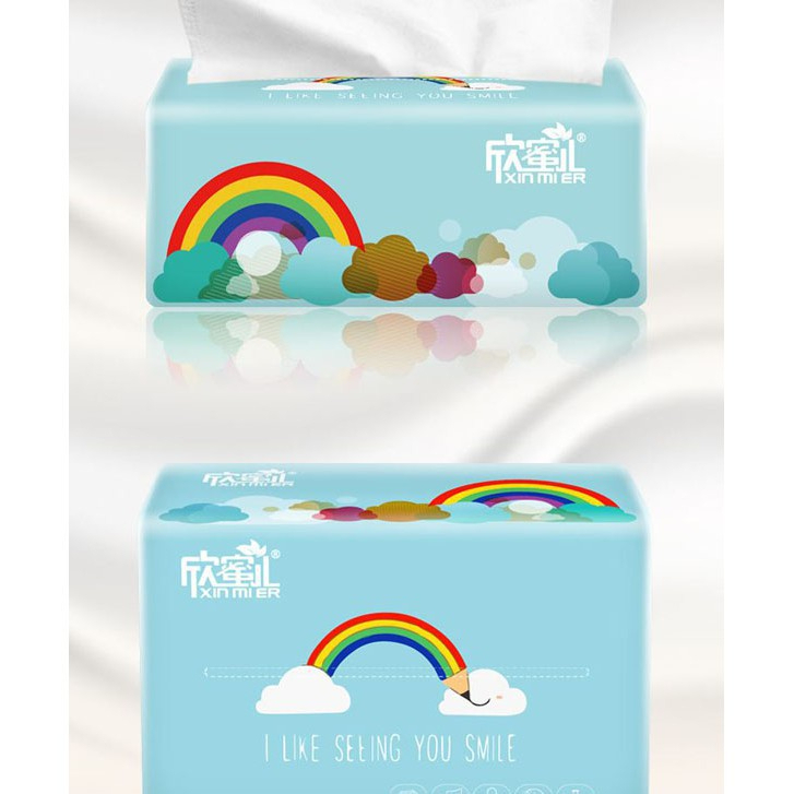 Rainbow Tissue [BOX OF 30 PACK] | Shopee Malaysia
