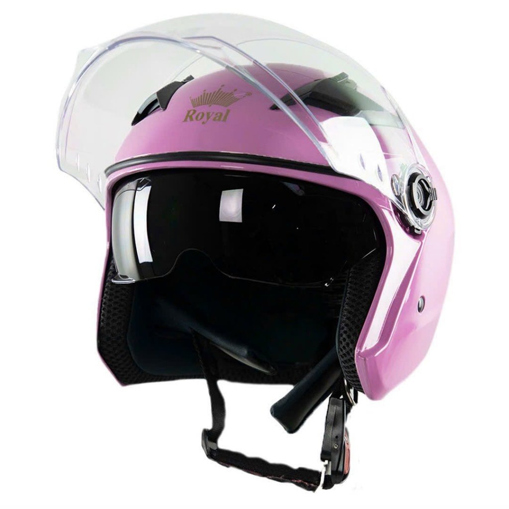 Royal M268 3/4 Helmet Super Product 2 Goggles/Removable and Washable ...